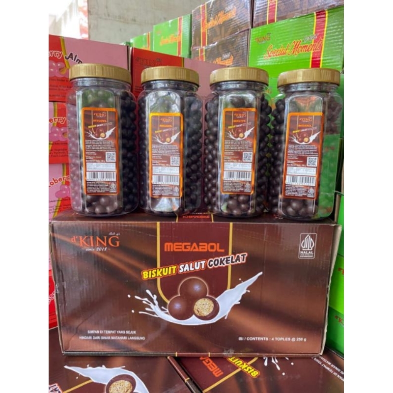 Jual D' KING BONIBOL COKELAT 1 KTK (4 TOPLES) | Shopee Indonesia