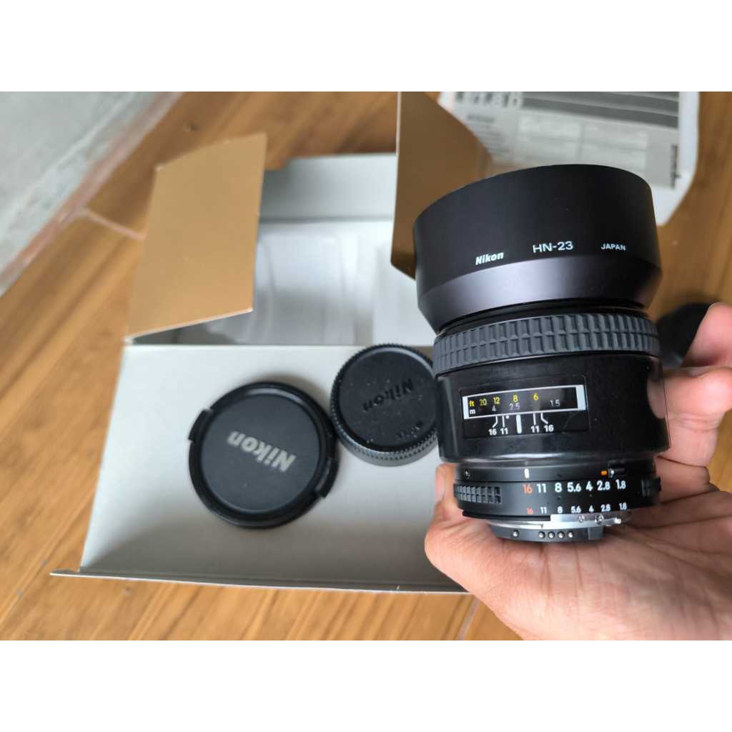 Jual Nikkor 85mm f1,8 Fullset BOX | Shopee Indonesia