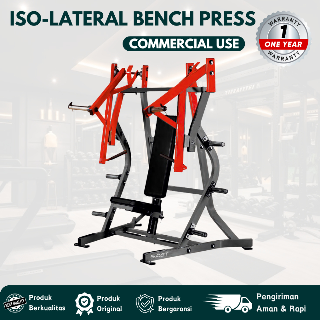 Jual Alat Gym Import Iso Lateral Bench Press Fitness Komersil | Shopee ...