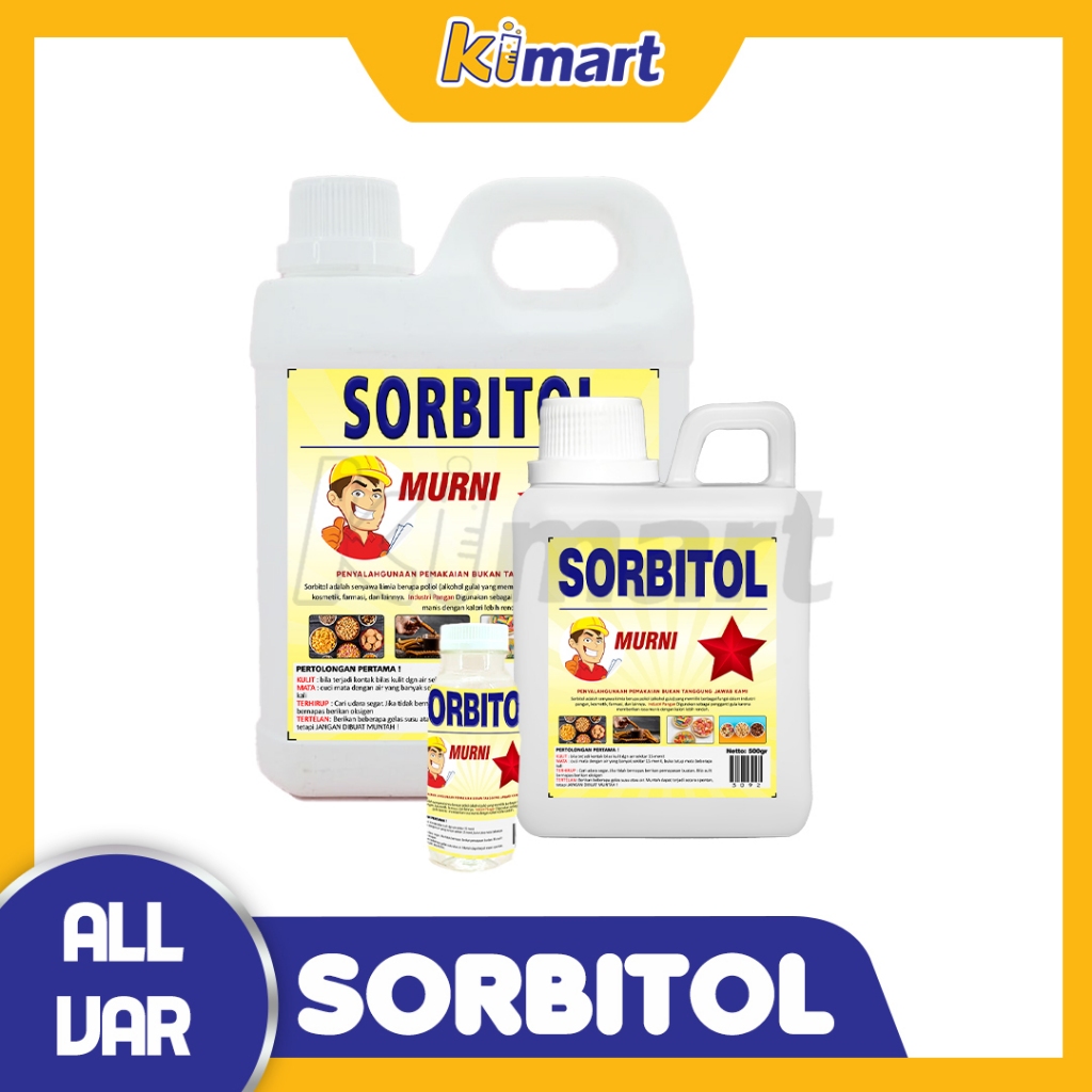 Jual SORBITOL pemanis cair food grade HALAL MUI Bahan makanan sorbitol ...