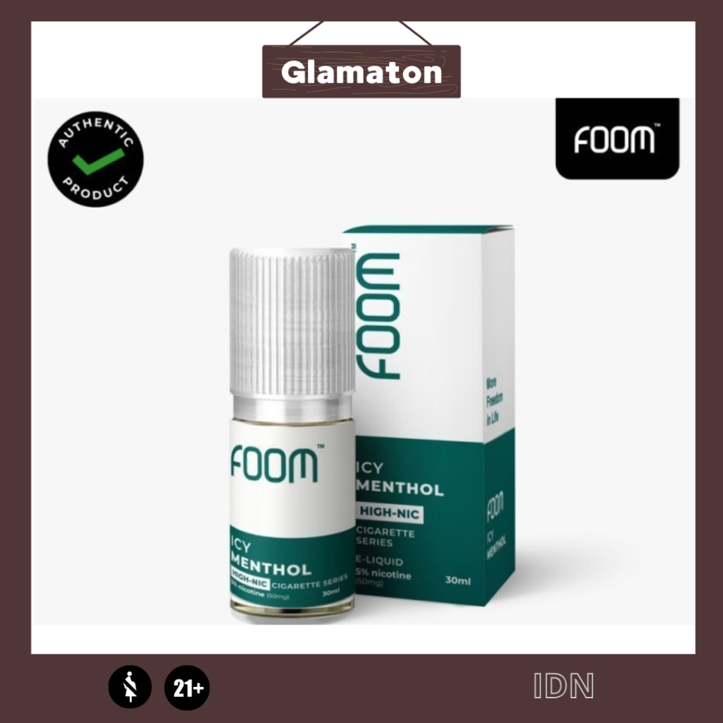 Jual LIQUID FOOM ICY MENTHOL HIGHNIC 50MG 30ML BY FOOM LIQUID SALT ...