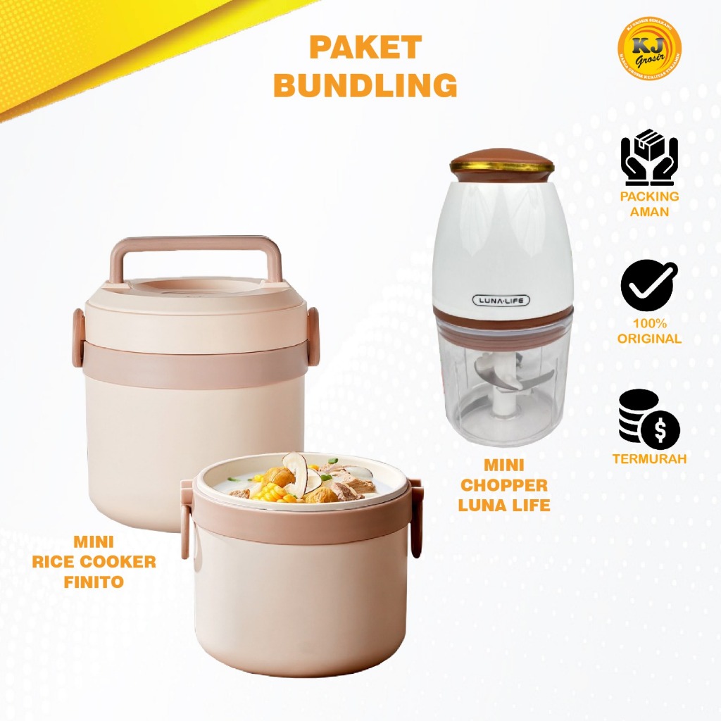 Jual PAKET BUNDLING MURAH RICE COOKER / MAGIC COM FINITO KAPASITAS 1 ...