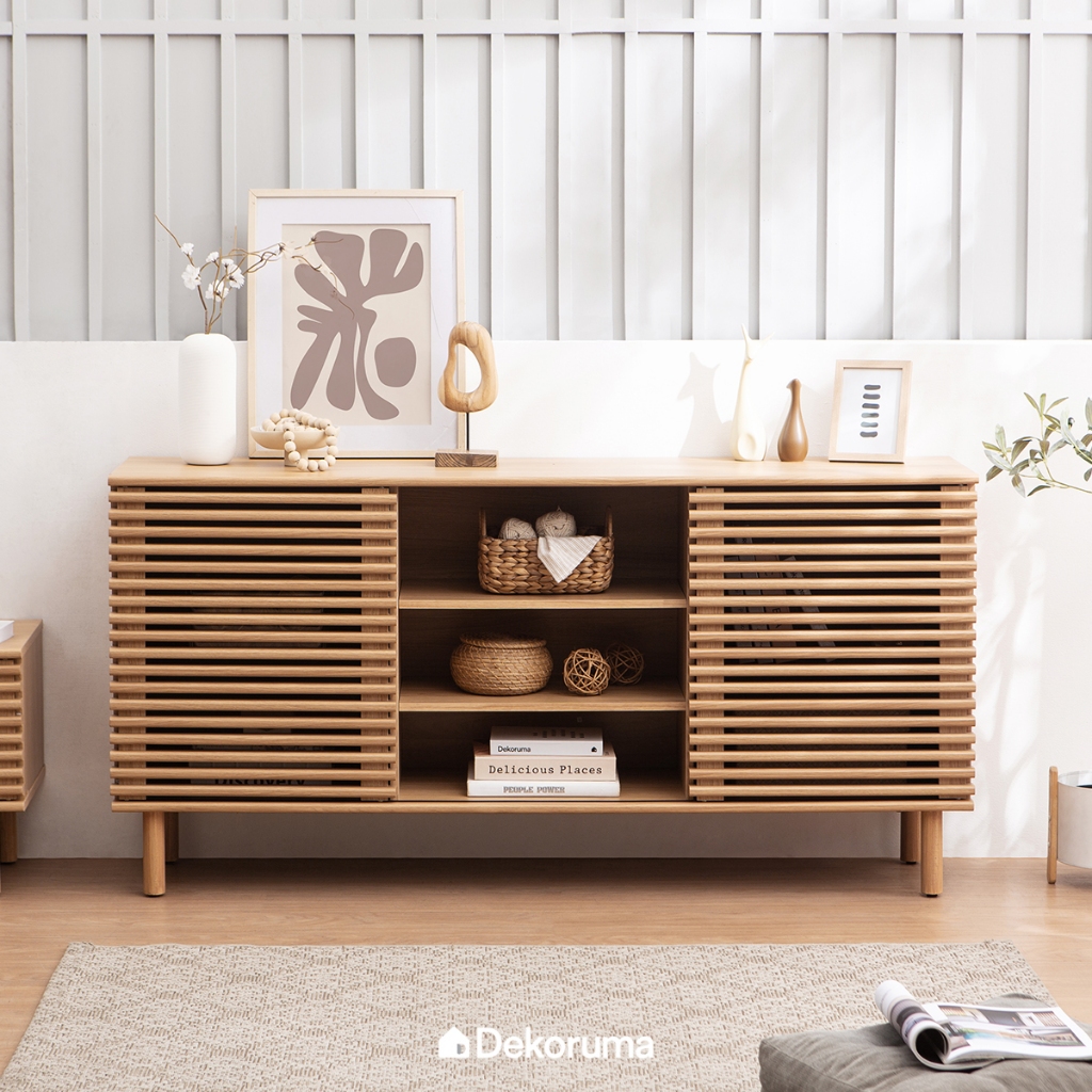 Jual Dekoruma Kyoto Lemari Kabinet Kayu Minimalis Modern / Credenza ...