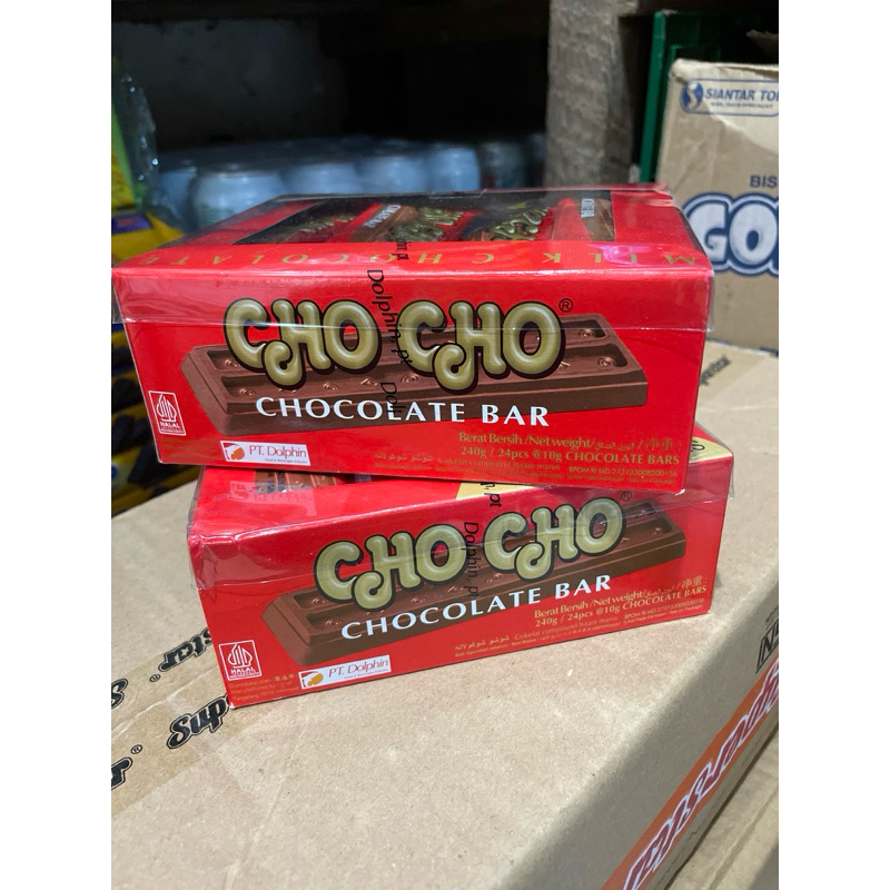 Jual Promo !!! CHO-CHO CHOCOLATE BAR 1box isi 24 pcs | Shopee Indonesia