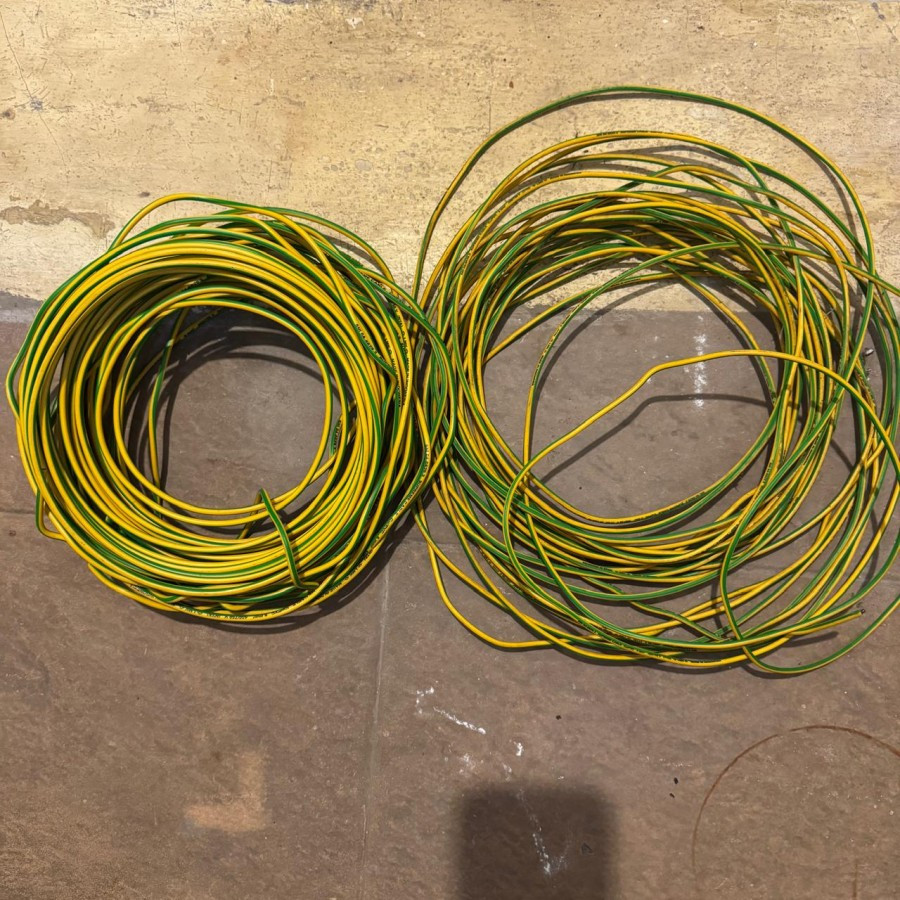 Jual Kabel NYA Supreme Metal 4mm 6mm 4 mm 6 mm Tunggal Warna Kuning ...