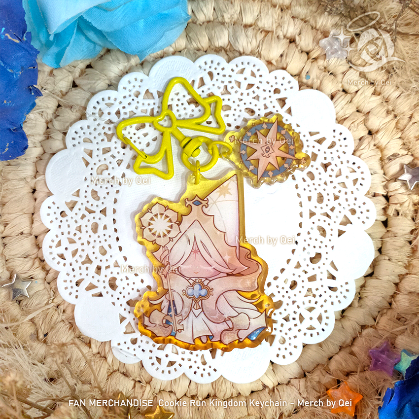 Jual EPOXY Keychain Pure Vanilla & Shadow Milk COOKIE RUN KINGDOM ...