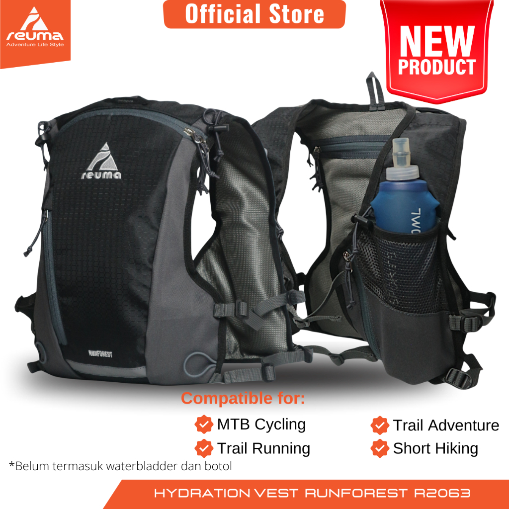 Jual Reuma Hydropack Runforest Series R2063 Tas trail running/ Tas ...