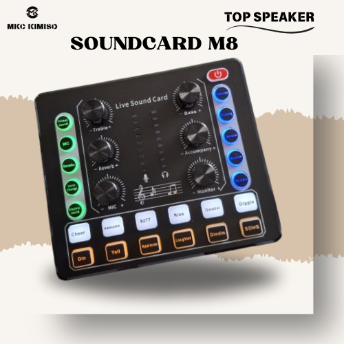 Jual LIVE AUDIO SOUNDCARD CONDENSER MICROPHONE PROFESSIONAL SOUND CARD ...