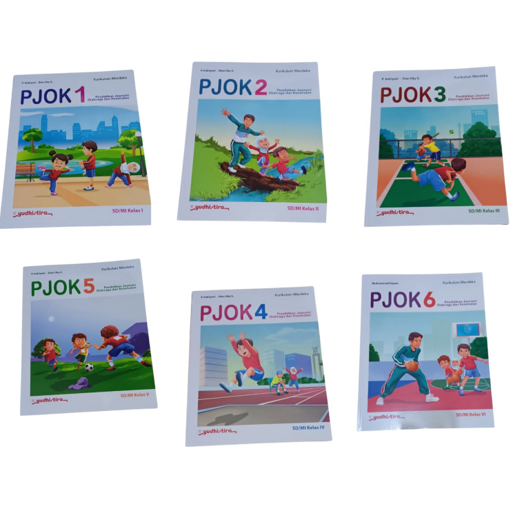 Jual Buku PJOK Kelas 1 2 3 4 5 6 SD/MI Yudhistira Kurikulum Merdeka ...