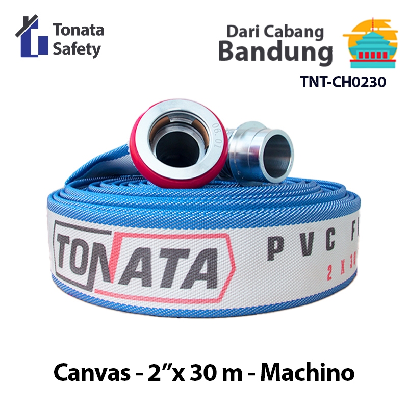 Jual Fire Hose Canvas Tonata / Selang Pemadam 2" x 30m / 30 m | Shopee Indonesia
