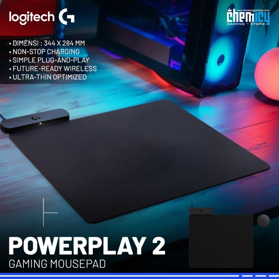 Jual Logitech G Powerplay 2 Gaming Mousepad With Wireless Charging System | Shopee Indonesia