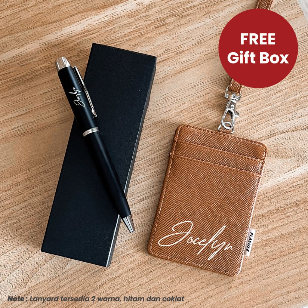 Jual Kado Pulpen Custom dan Lanyard Custom Nama Logo Hadiah Pacar Ultah ...