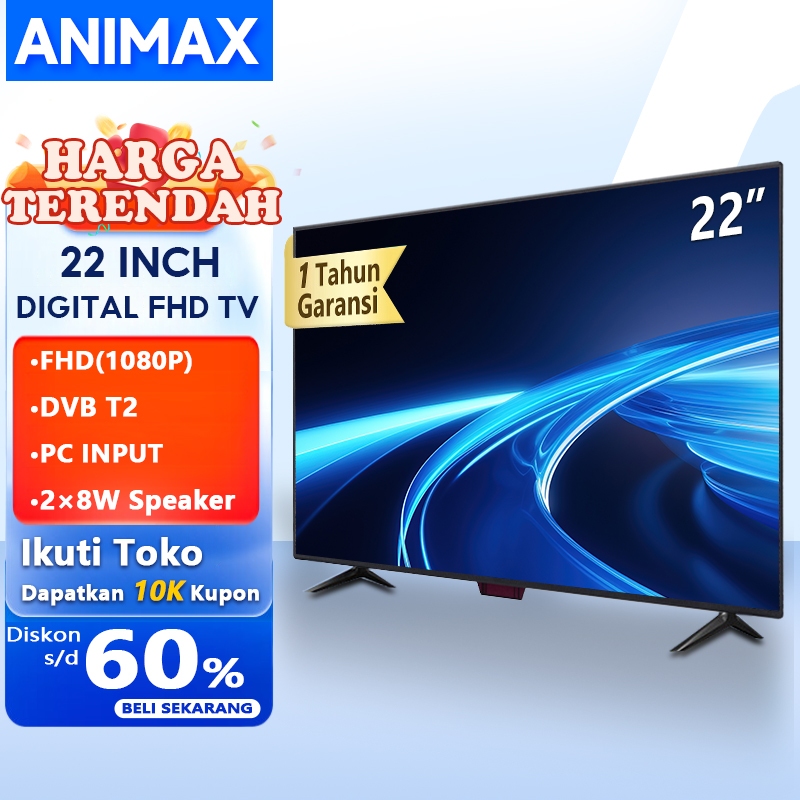 Jual Animax Tv Sakura Digital TV 21/22/24/25/27/30 Inch LED Tv Televisi ...