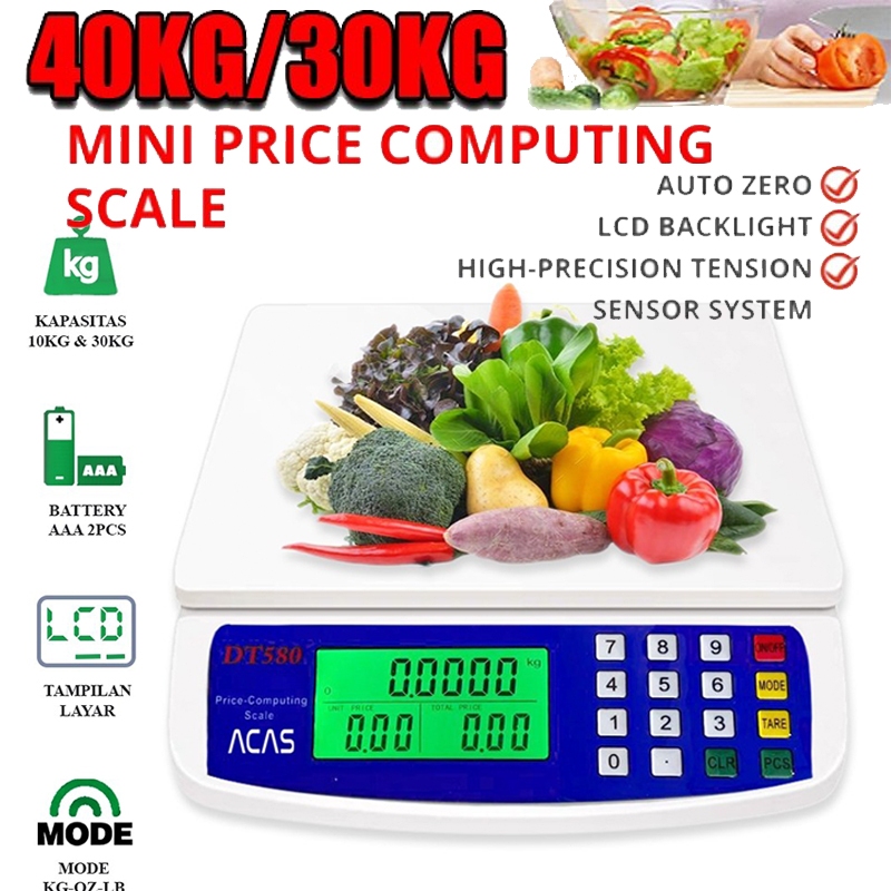 Jual Timbangan Digital 30kg-50kg / Timbangan Gantung / Electronic Scale ...