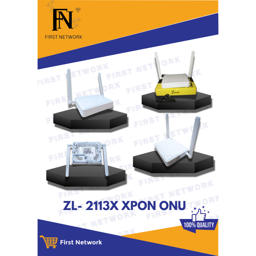 Jual ZIMMLINK XPON ONU ZL-2113X Support EPON & GPON ONT 1GE 3FE 2,4G ...