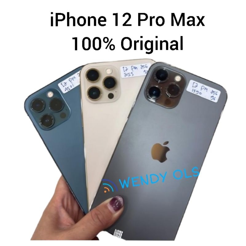 Jual iPhone 12 Pro Max 128GB , 256GB , 512GB Original Second / Seken / Bekas Mulus Like new ...