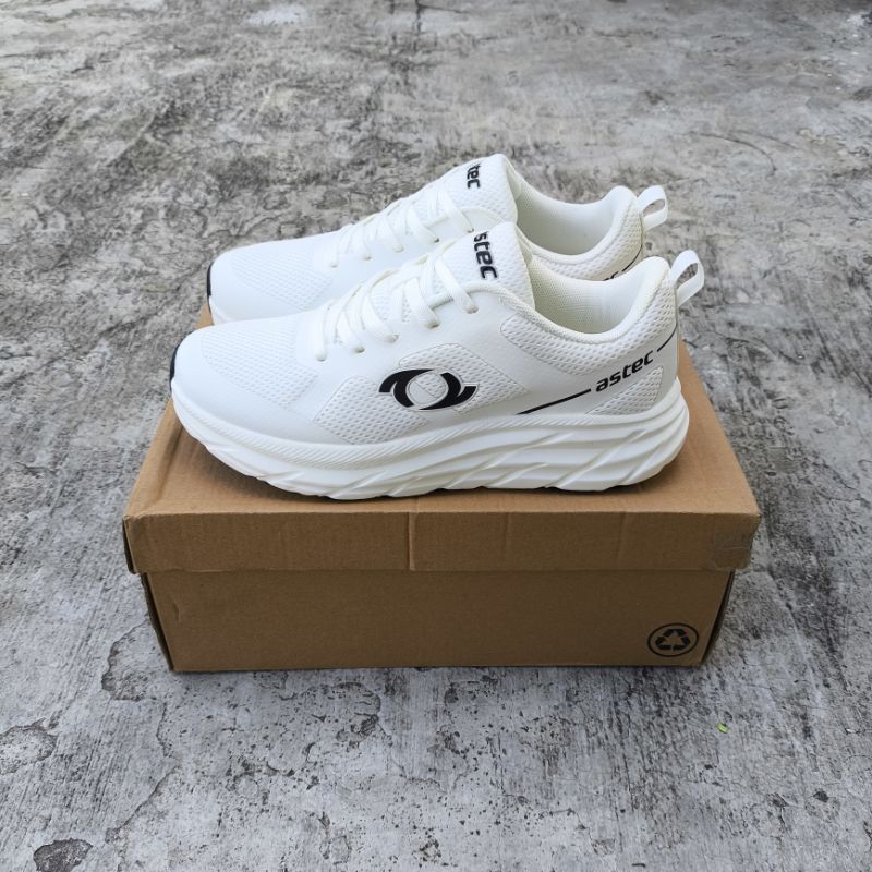 Jual Sepatu Lari Pria ASTEC IVEY RUNNING WHITE ORIGINAL | Shopee Indonesia