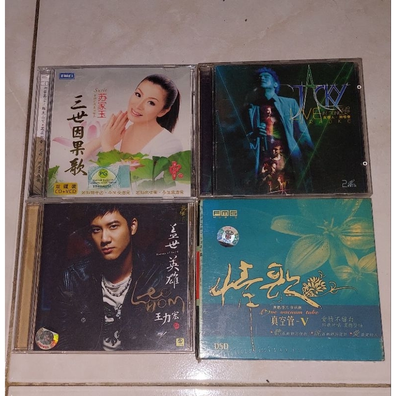 Jual cd & vcd SUSIE / JACKY CHEUNG-Live In Concert 1999 / WANG LEE HOM-Heroes Of Earth / LOVE ...