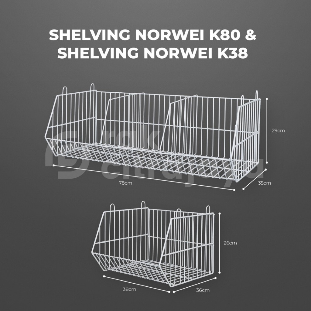 Jual NORWEI | EKSTRA RAK TAMBAHAN KERANJANG SHELVING BESI CIKI SNACK ...
