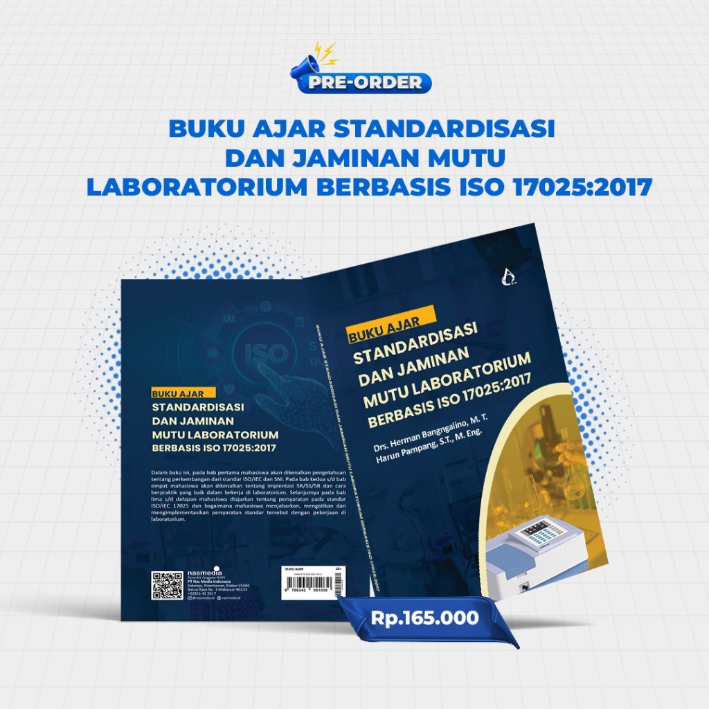 Jual BUKU AJAR STANDARDISASI DAN JAMINAN MUTU LABORATORIUM BERBASIS ISO 17025:2017 | Shopee ...