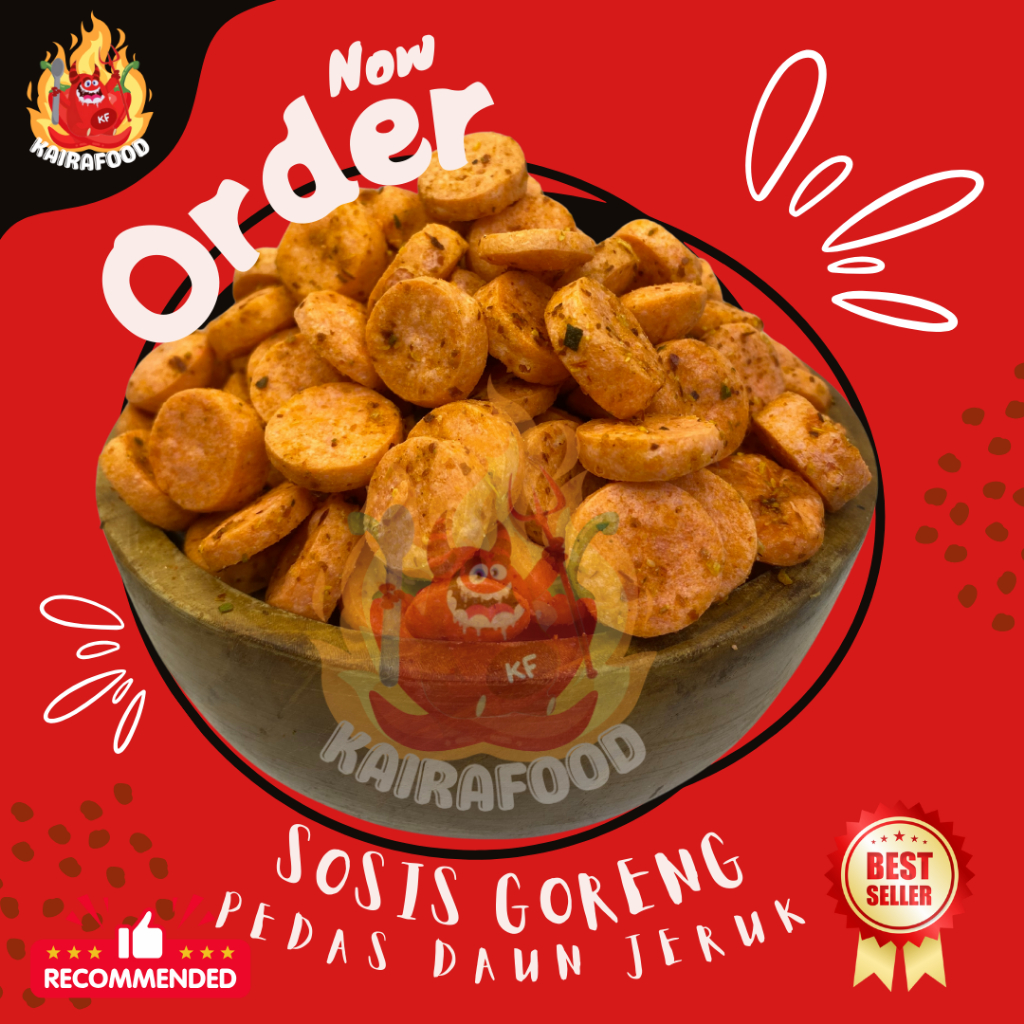 Jual 500 GR SOSIS GORENG PEDAS DAUN JERUK | SOSRENG | Shopee Indonesia