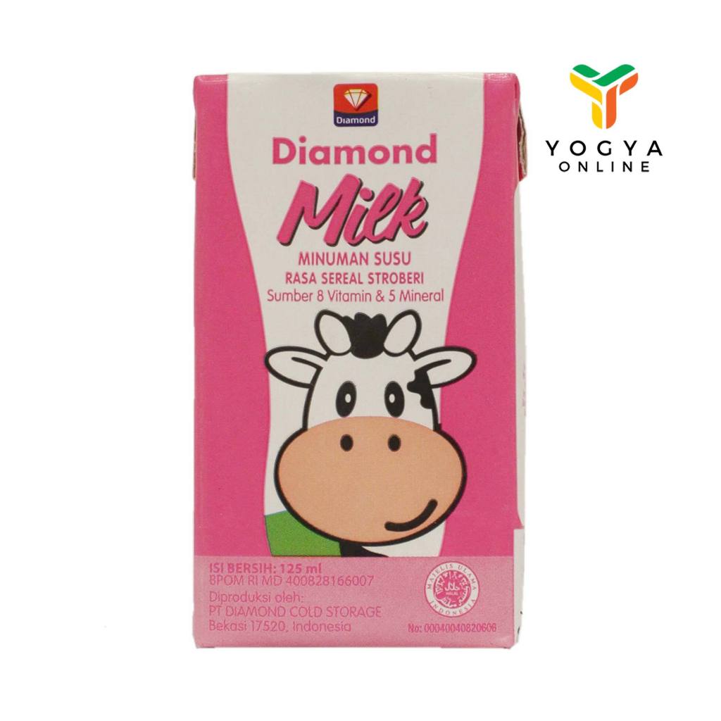Jual Diamond Uht Strawberry 125Ml | Shopee Indonesia