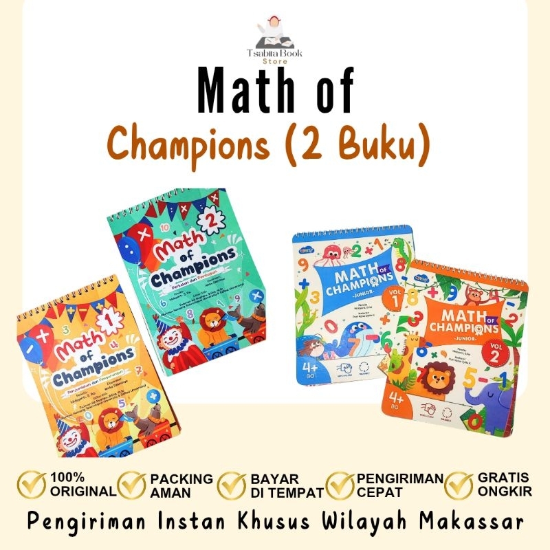 Jual Buku Anak (Isi 2) Math of Champions dan Junior Arasy | Shopee ...