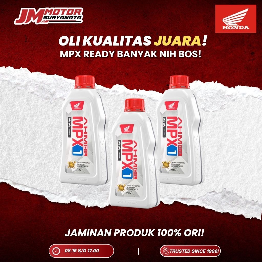 Jual AHM OLI MPX 1 10W-30 0.8L/800ML | Shopee Indonesia