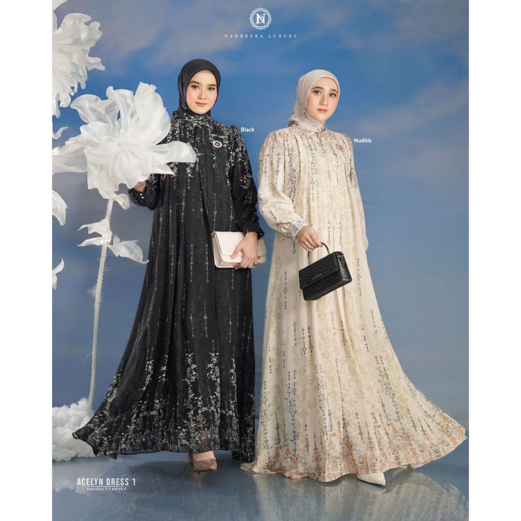 Jual Acelyn Dress Style 1 - Nadheera Luxury | Shopee Indonesia