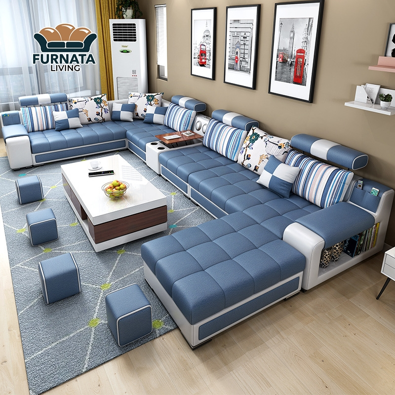 Jual Sofa Minimalis Model U Terbaru Design Kekinian Mewah | Shopee ...