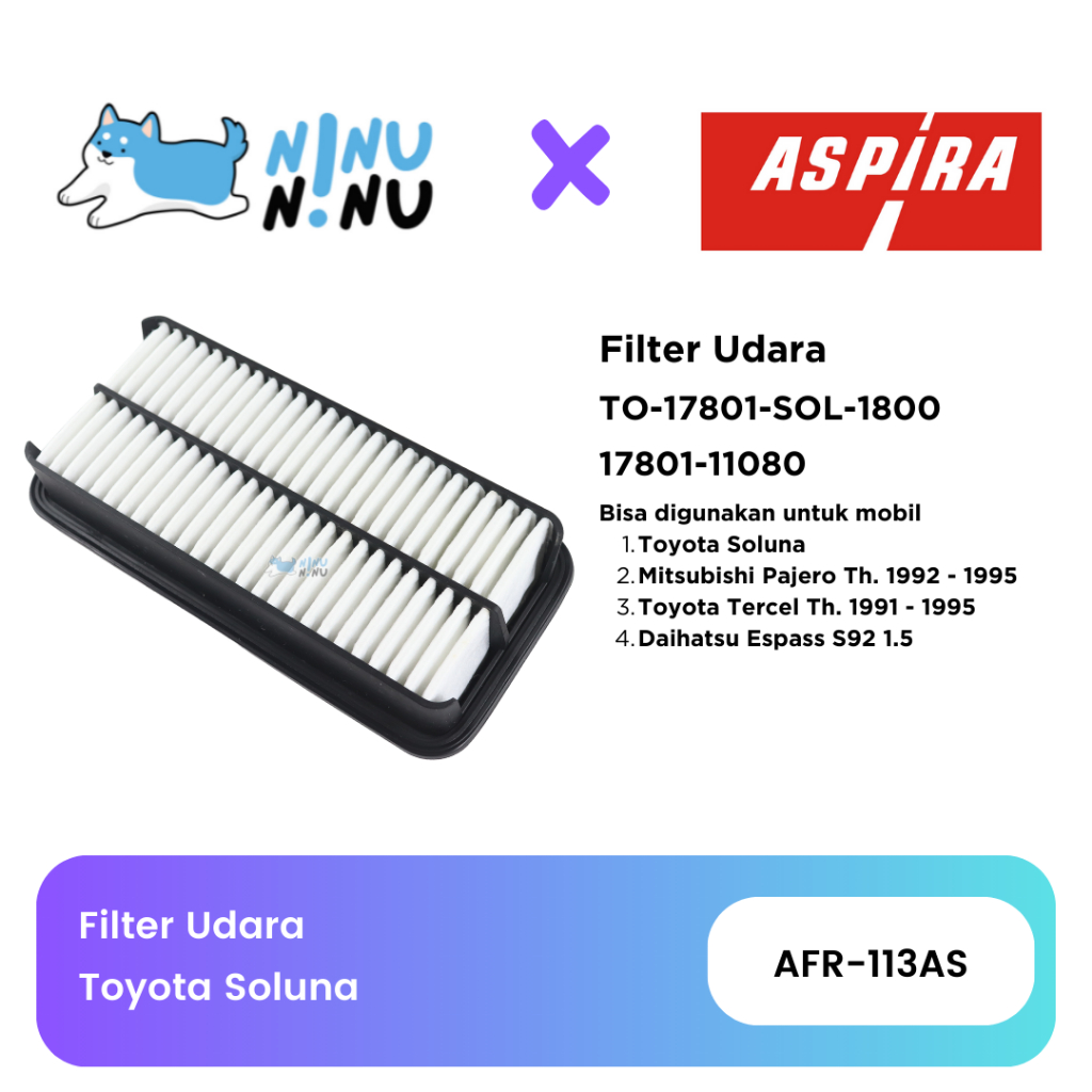 Jual Filter Udara Toyota Soluna Aspira | Shopee Indonesia