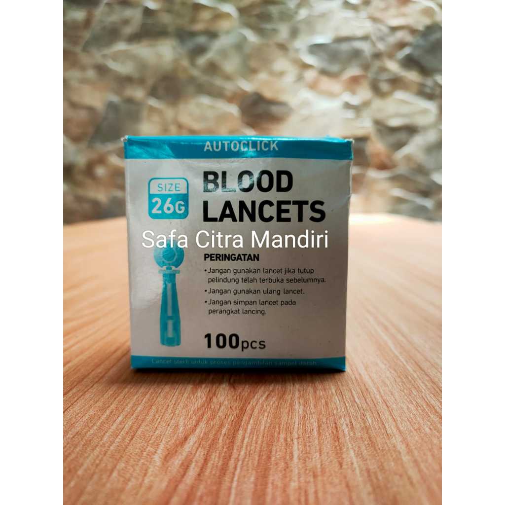 Jual Blod Lancet Onemed 26G / Blood Lancet 26G Onemed Isi 26G | Shopee ...