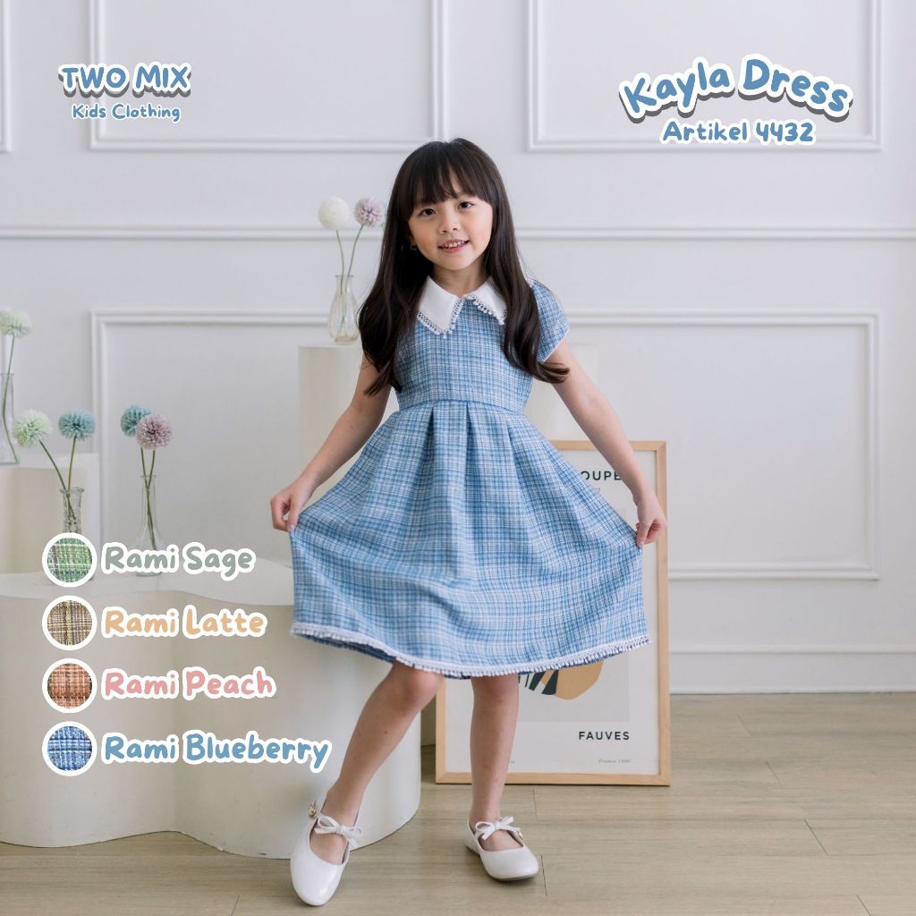 Jual Two Mix - Kayla Baju Dress Anak Perempuan Lucu Usia 1-8 Tahun 4432 ...