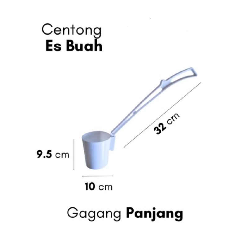 Jual gayung centong es panjang putih gayung high way | Shopee Indonesia