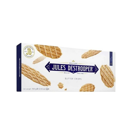 Jual Jules Destrooper Butter Crisps Wafer Biscuits Biskuit | Shopee ...