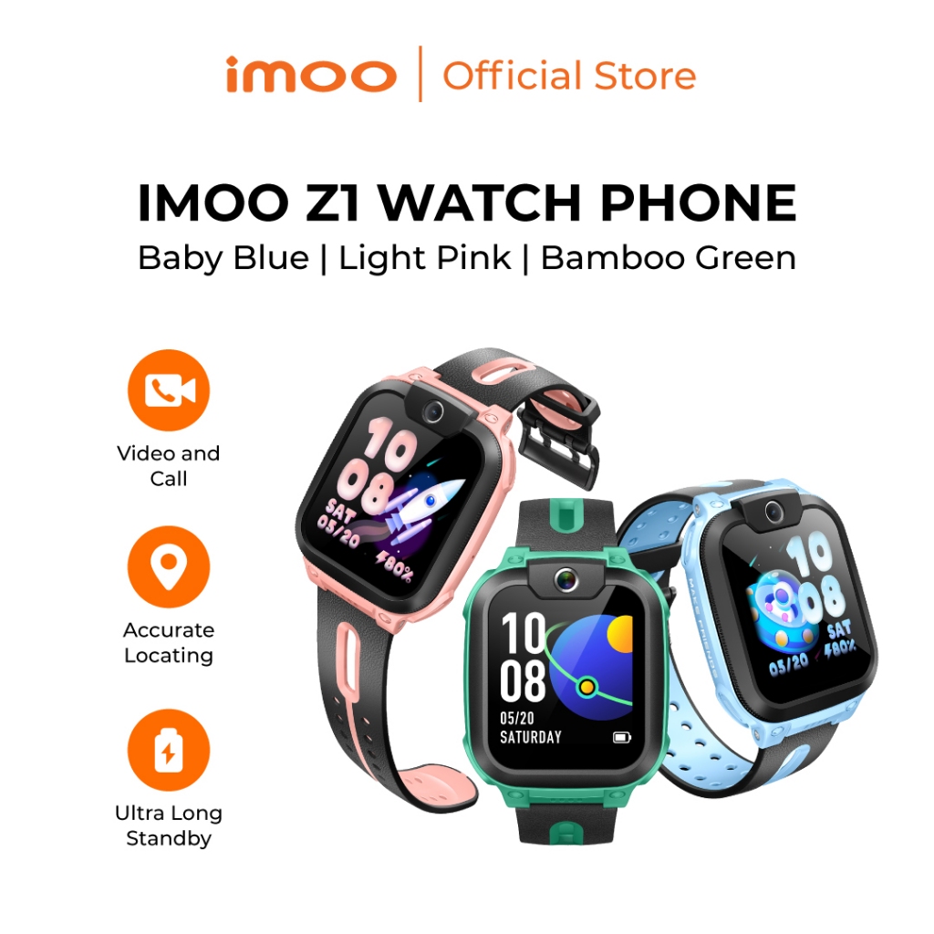 Jual IMOO Smartwatch Anak Z1 WatchPhone Waterproof With HD Camera | Jam ...