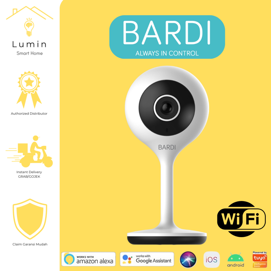 Jual BARDI Smart IP Camera CCTV Wifi IoT HomeAutomation Support iOS ...
