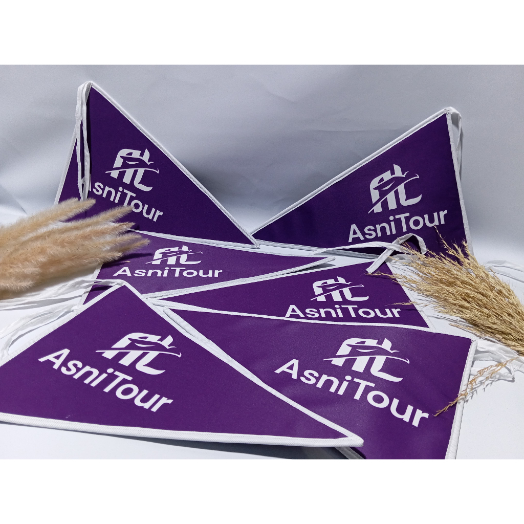 Jual Bendera Travel Custom/Bendera Pemadu Wisata Desain Custom/Bendera ...