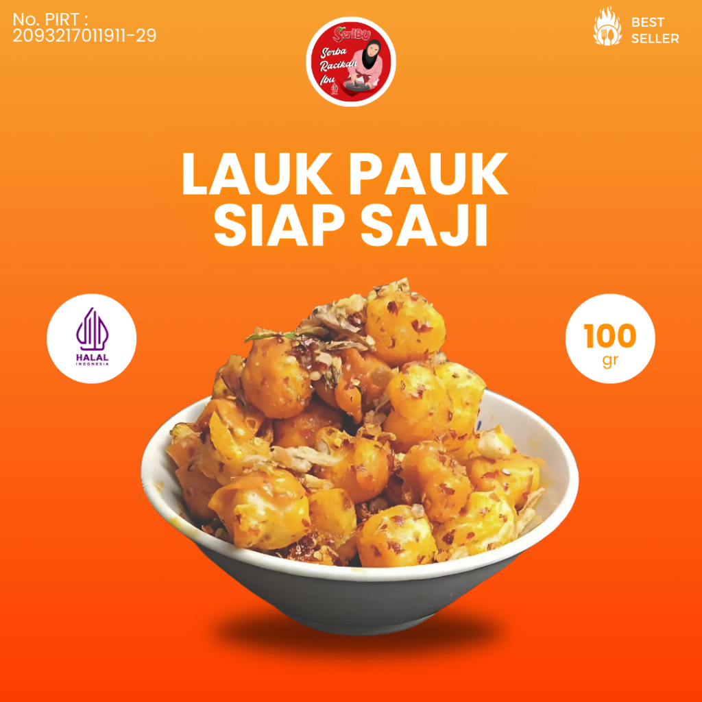 Jual Lauk Pauk Siap Saji Rasa Enak Praktis 100gr Instan Serba Racikan ...