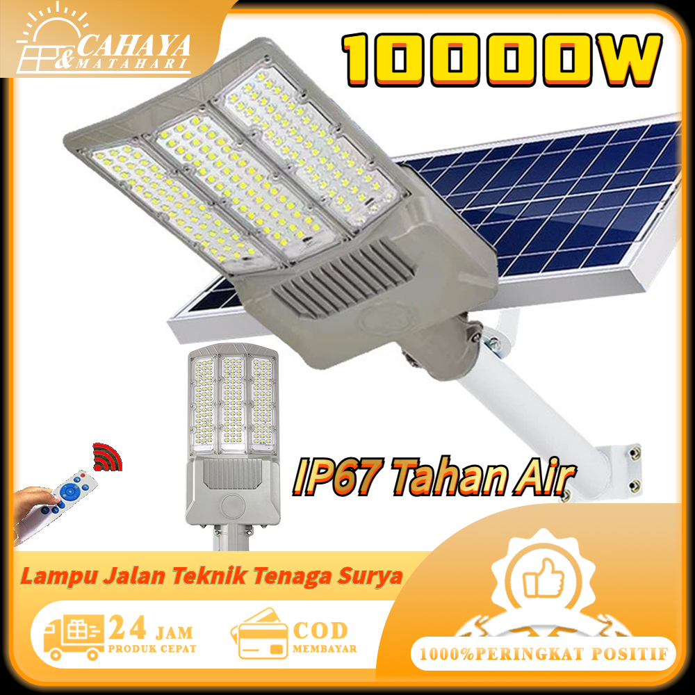 Jual 【Beli 1 gratis 1】10000W Lampu Jalan Teknik Tenaga Surya daya ...