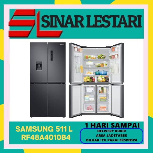 Jual SAMSUNG RF48A4010B4 KULKAS MULTI DOOR 4 PINTU 511 LITER WITH ...