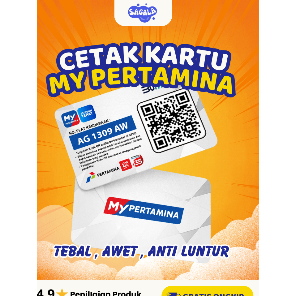 Jual Cetak Kartu MyPertamina My Pertamina | Shopee Indonesia