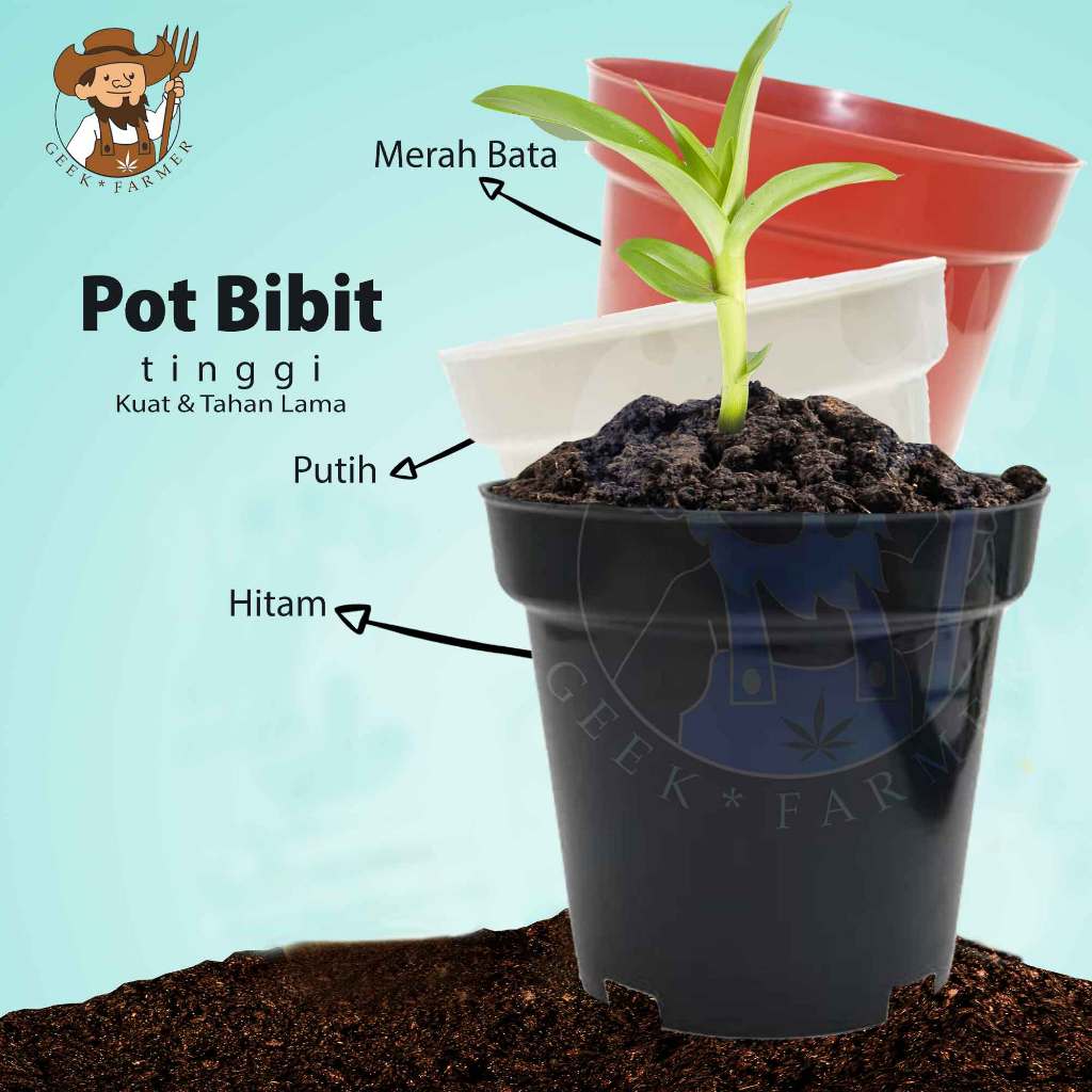 Jual Geek Farmer - Pot Bibit Srondol Pot Tanaman All Varian | Shopee ...