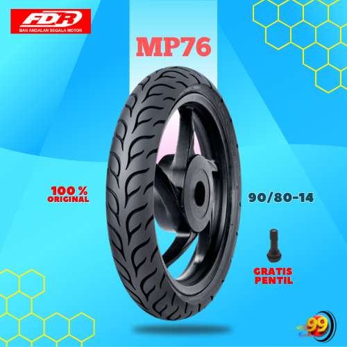 Jual Ban Racing Compound Motor Matic FDR SPORT MP76 90/80 Ring 14 ...