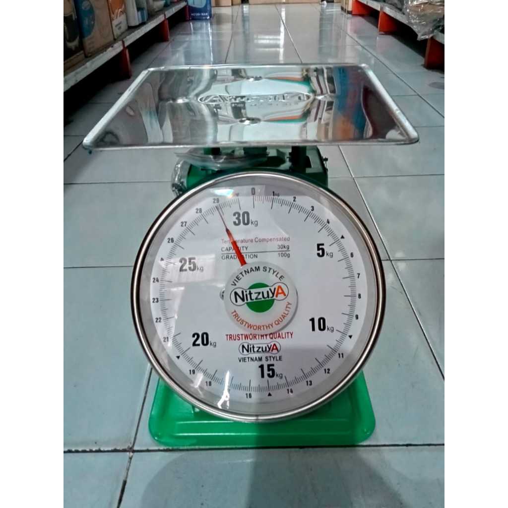 Jual Timbangan Analog Manual Besi Stainless Buah Jarum Serbaguna NITZUYA30KG | Shopee Indonesia