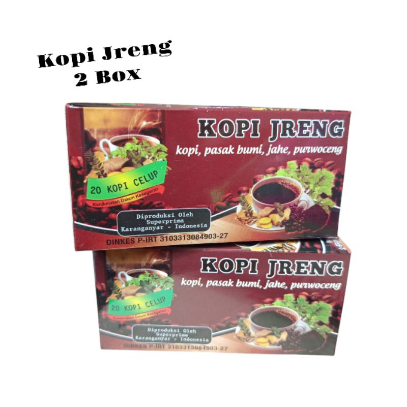 Jual [2 box] Kopi Jreng Kopi Celup Purwoceng 20 Kantong | Shopee Indonesia
