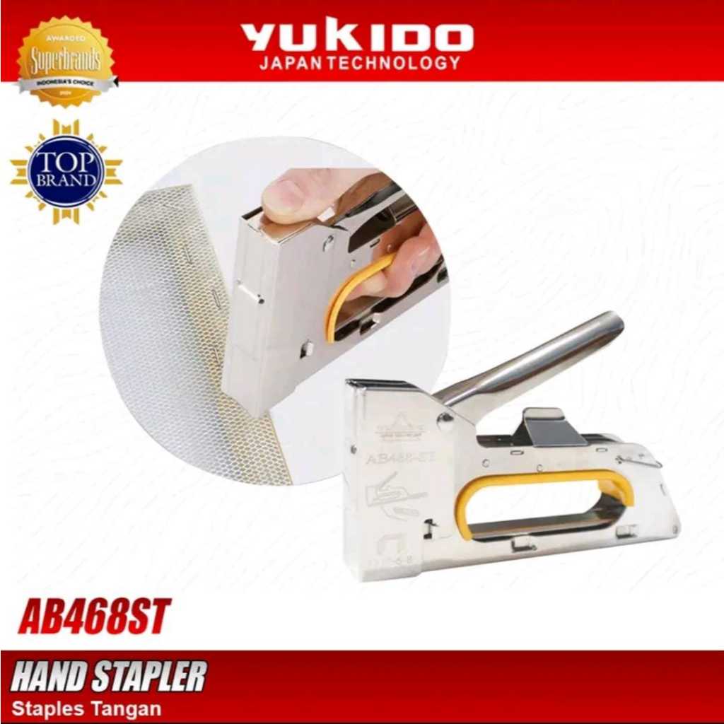 Jual Hand Stapler Staples Tangan STaples serbaguna Staples tembak untuk papan triplek bambu ...
