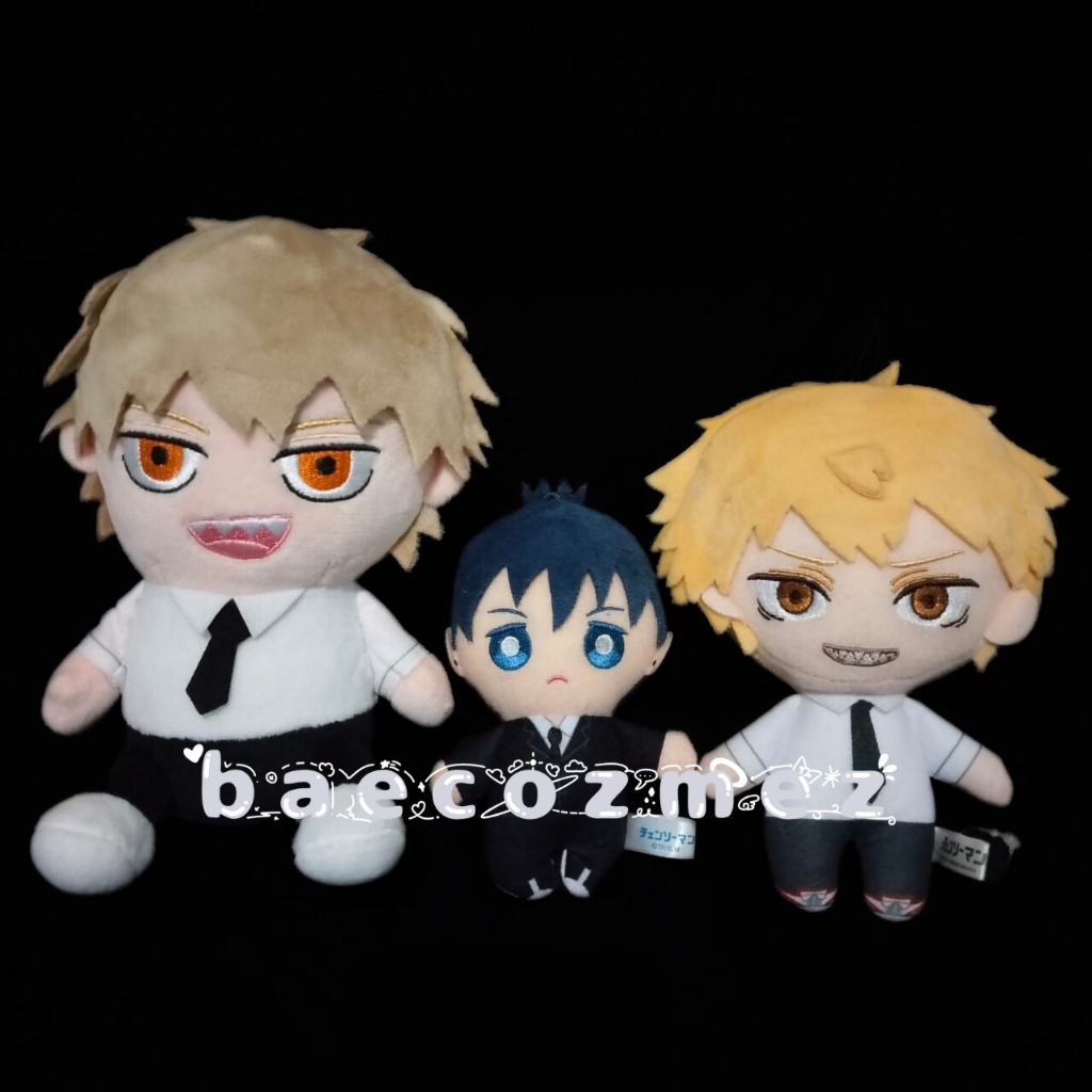 Jual Denji Aki Hayakawa Chainsaw Man Plush Mascot Nuigurumi Ballchain ...