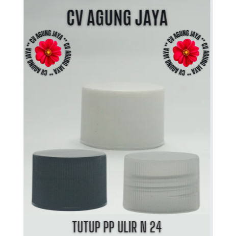 Jual Tutup Ulir Neck 24 mm / Tutup Packaging / Tutup Plastik / Tutup ...