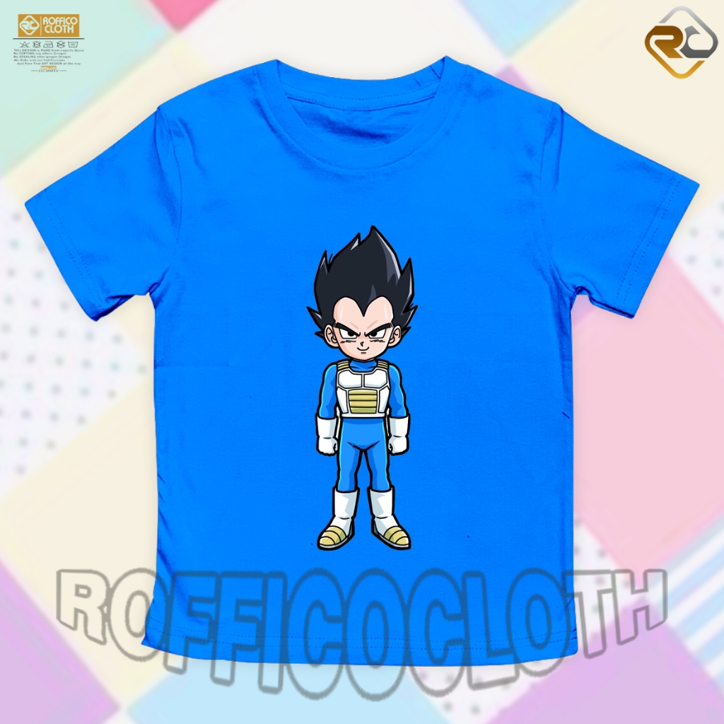 Jual BAJU ANAK KAOS ANAK VEGETA | DRAGON BALL DAIMA | Anime | Goku ...